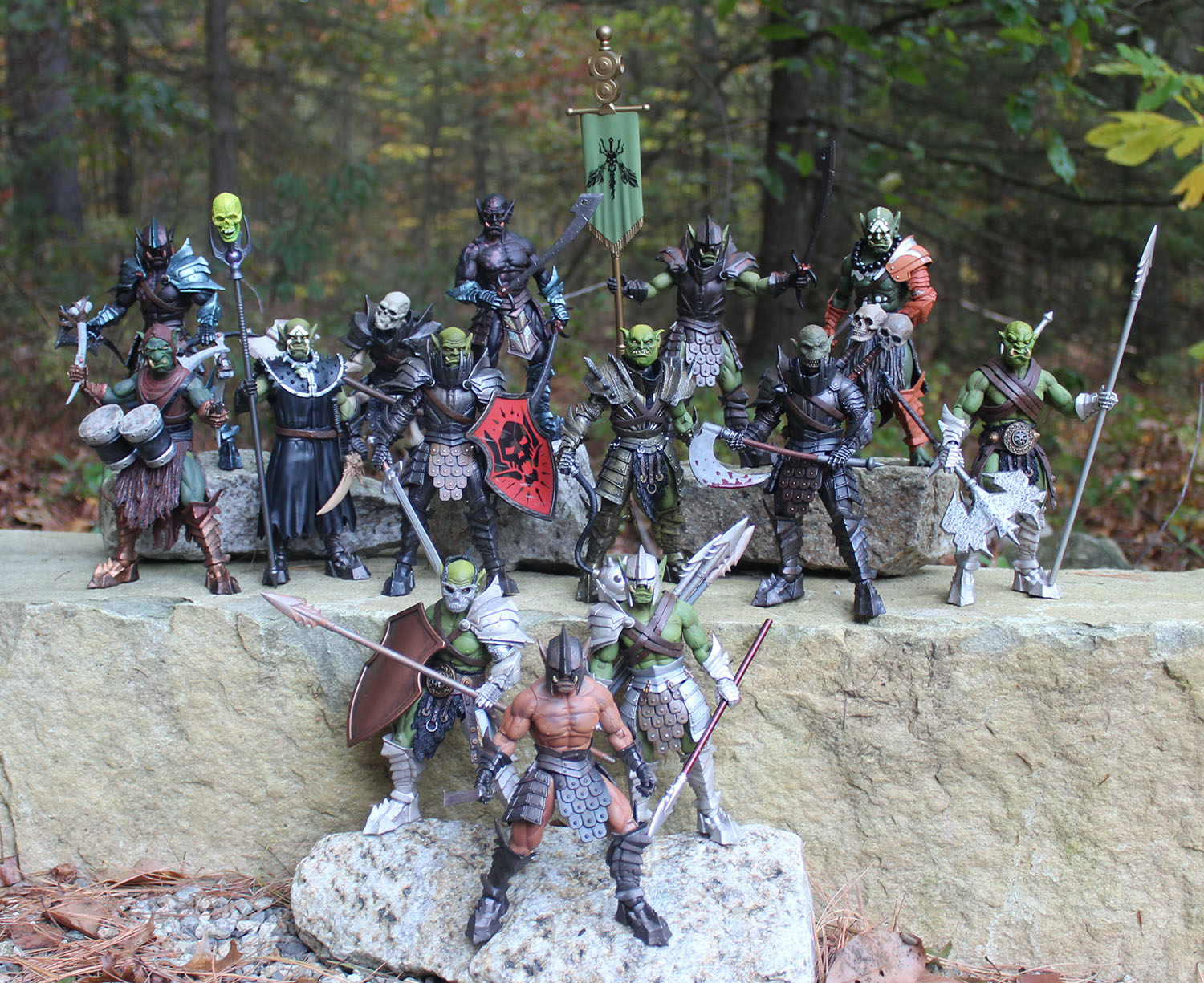 Mythic Legions figure customs by Jeremy Girard
